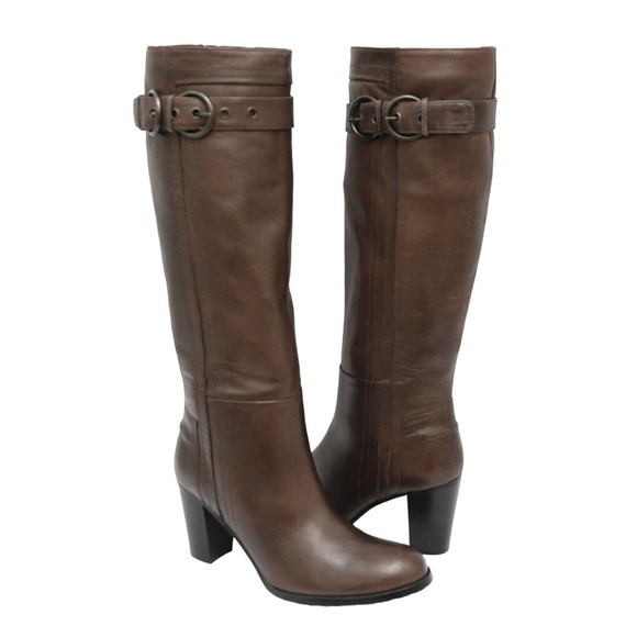 Ramona | Shoes | Ramona Italy Kneehigh Tall Leather Boot Heel Shoe ...